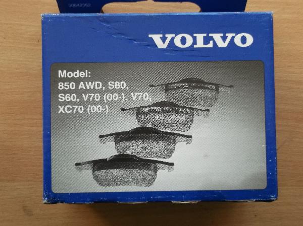 V70 REAR BRAKE PADS 2000-2007