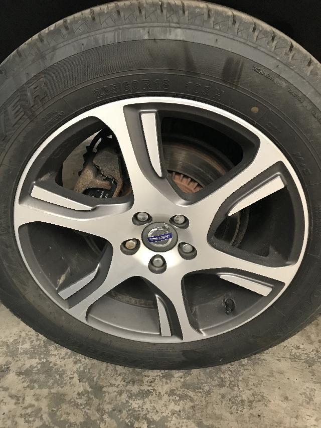 VOLVO XC60 18 INCH ALLOY WHEELS AND TYRES 2009-2017